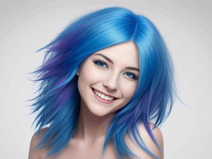 ᑕ ᑐ Blaue Haarfarbe - Haarpflege-Portal