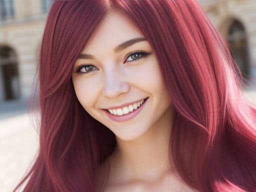 ᑕ ᑐ Bordeauxrot Haarfarbe - Haarpflege-Portal